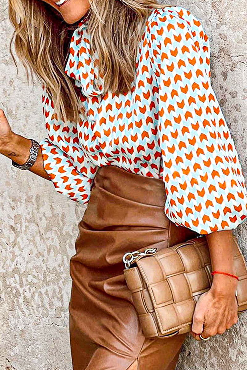 Paris Puff Sleeve Blouse – Red Boutique